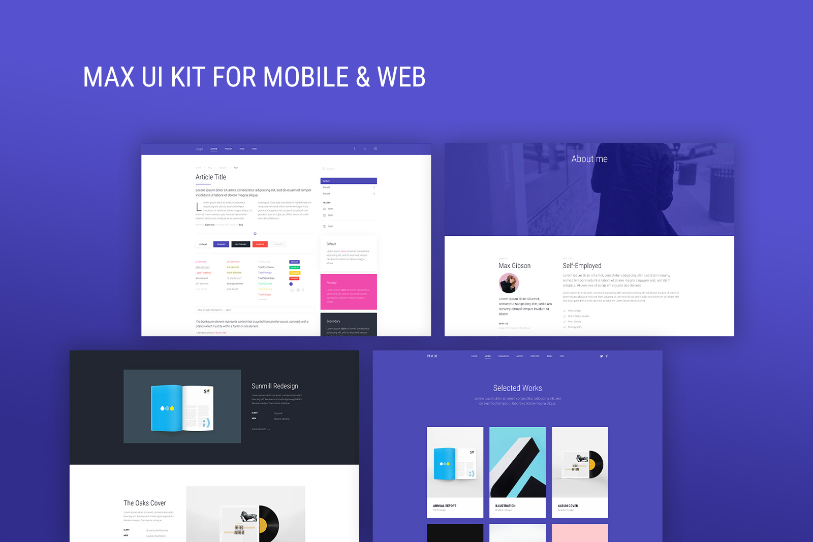 Max UI Kit - Cabarrus Arts Council